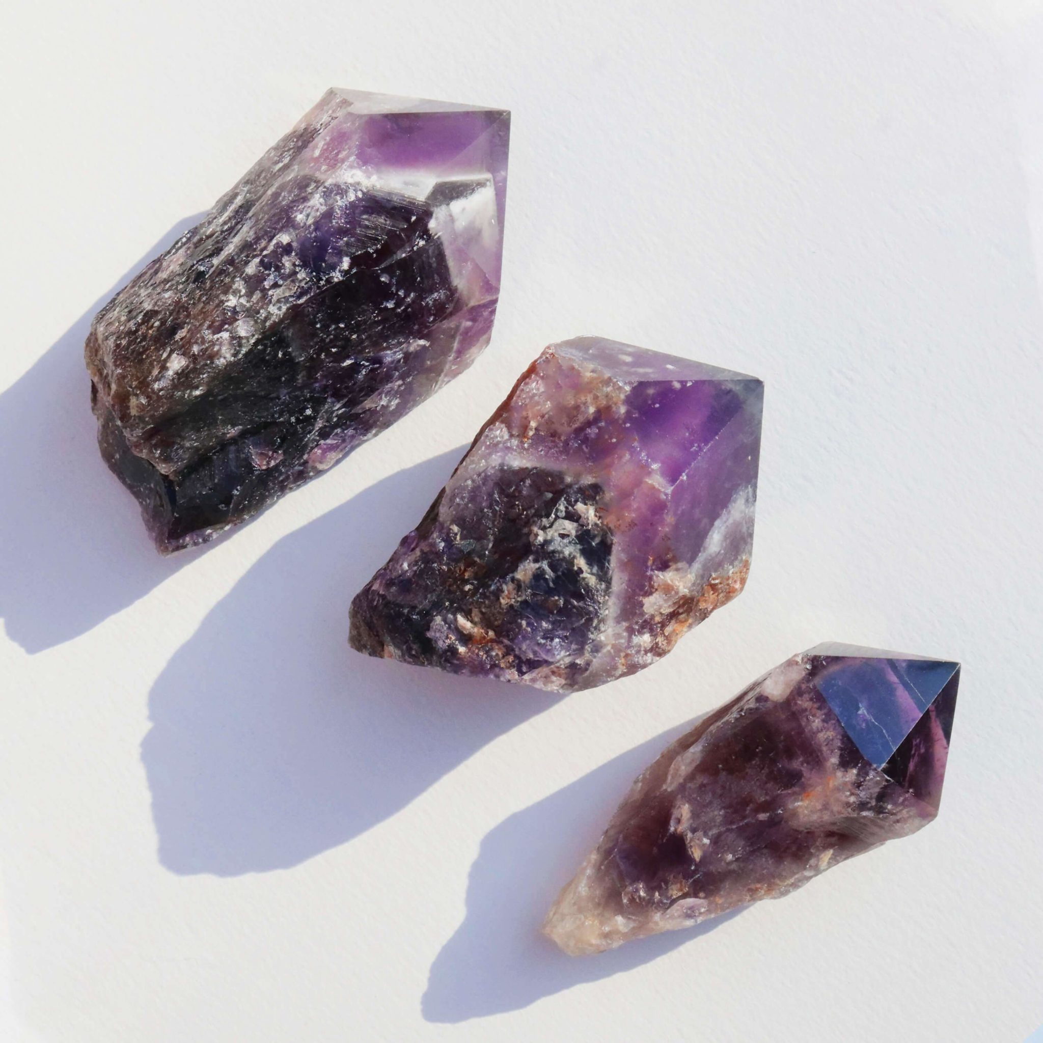 Natural Amethyst Root Crystal Point - Bee Lucia Wellness Co.