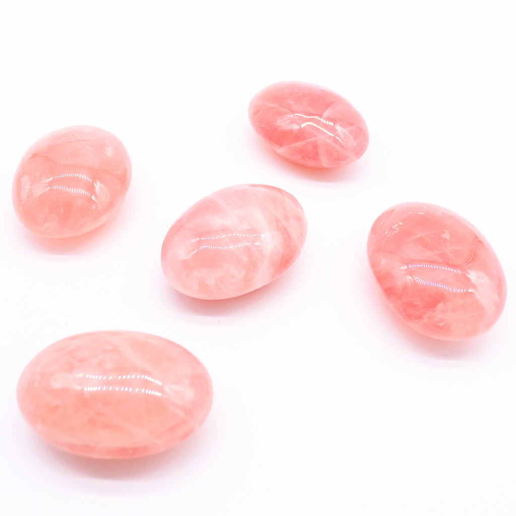 Rose Quartz Palm Stone Gift Set | Bee Lucia Wellness Co.
